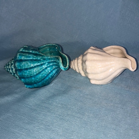 Accents | Decorative Ceramic Sea Shells Set Of 2 Brand New | Poshmark